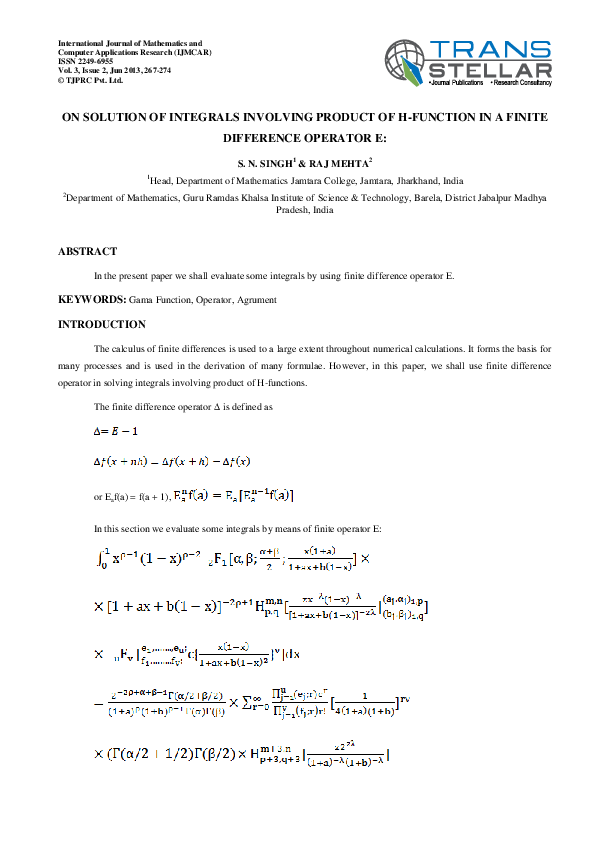 (PDF) International Journal of Mathematics and Computer Applications ...