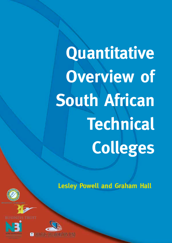 (PDF) Quantitative overview of South African technical colleges