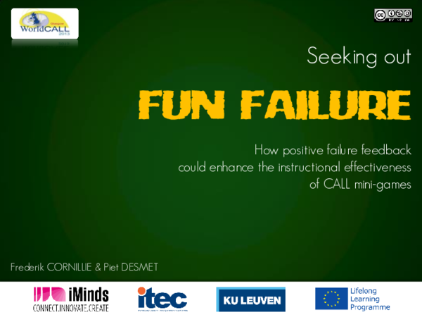 (PDF) Seeking out fun failure: how positive failure feedback could ...