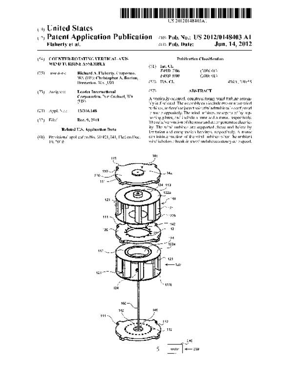 (PDF) High Rate VWndCOUNTER-ROTATING VERTICAL AXIS WIND TURBINE ASSEMBLY