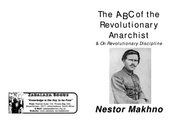 (PDF) Makhno Nestor The ABC of revolutionary anarchist