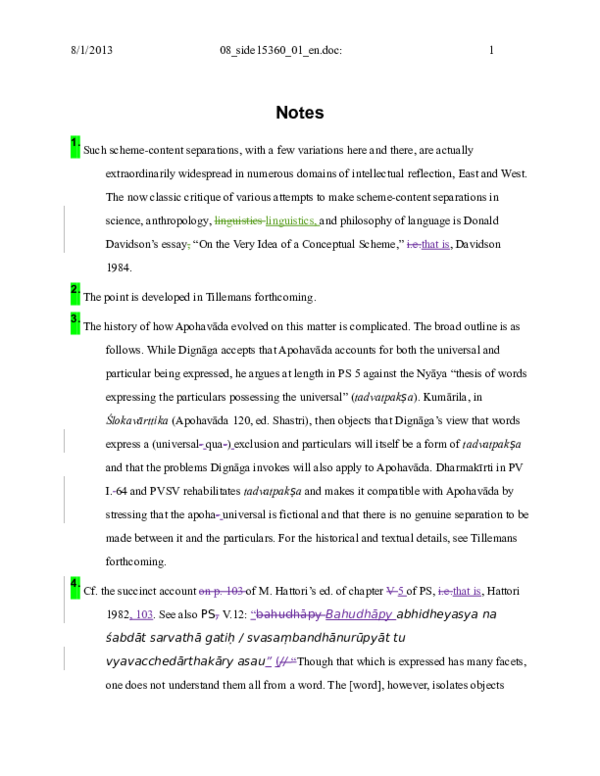 (DOC) How to Talk about Ineffable Things: Dignaga and Dharmakirti on Apoha
