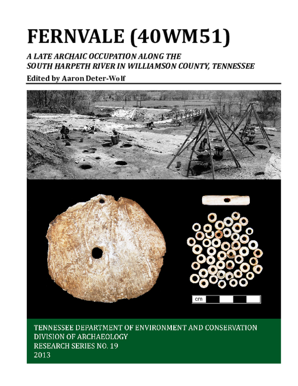 (PDF) Fernvale (40WM51): A Late Archaic Occupation Along the South ...