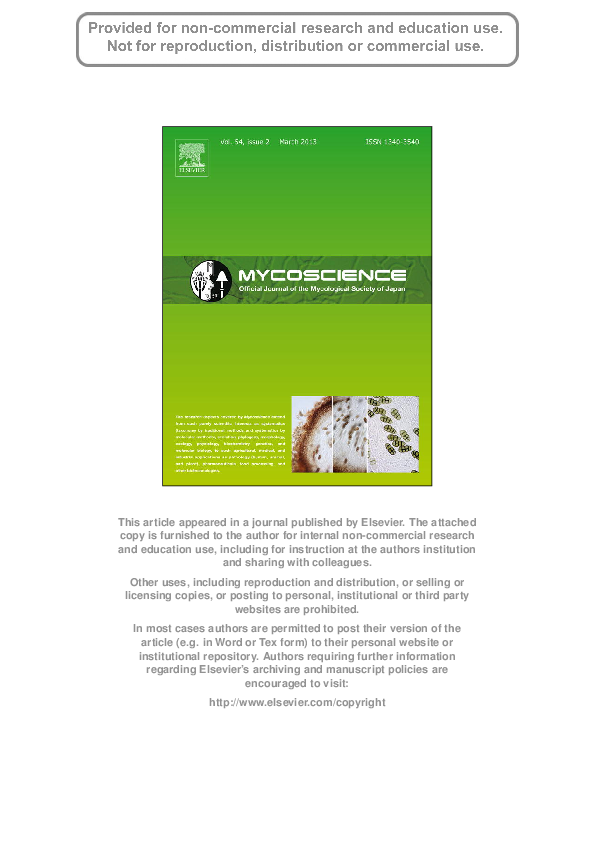 (PDF) Isaria poprawskii sp. nov. (Hypocreales: Cordycipitaceae), a new ...