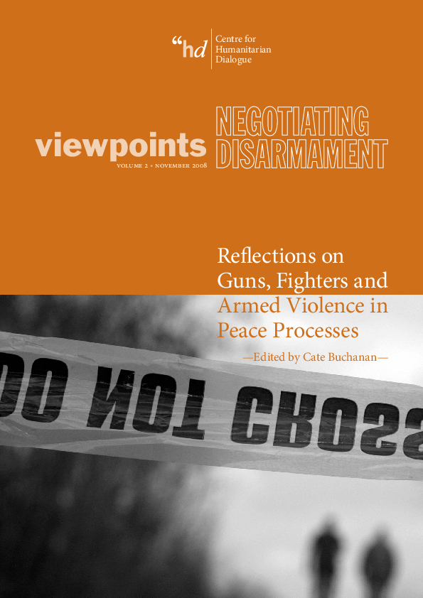 (PDF) Viewpoints: Reflections on Guns, Fighters and Armed Violence in ...