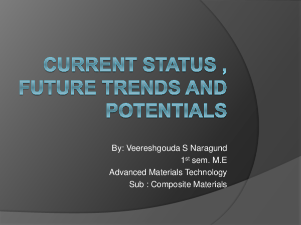 (PPT) Current status and future trends and potentials