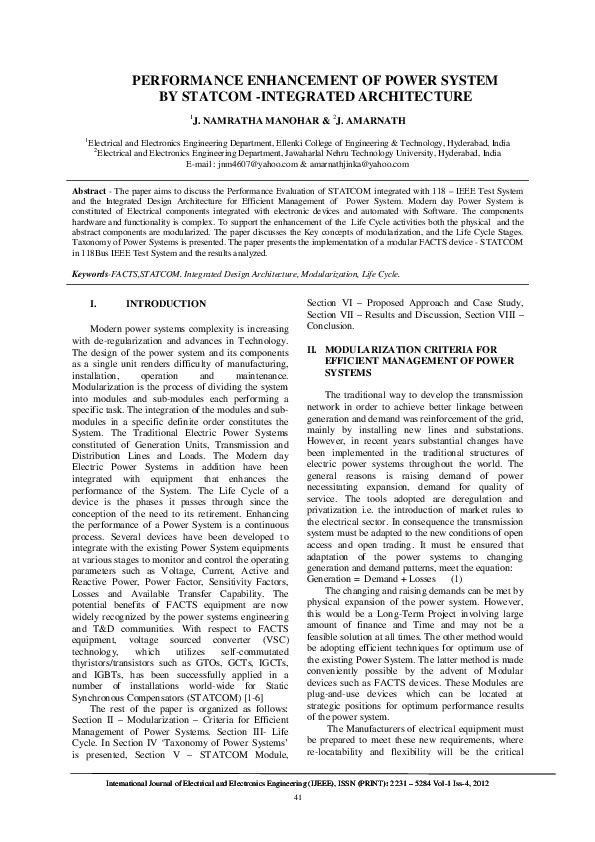 (PDF) PERFORMANCE ENHANCEMENT