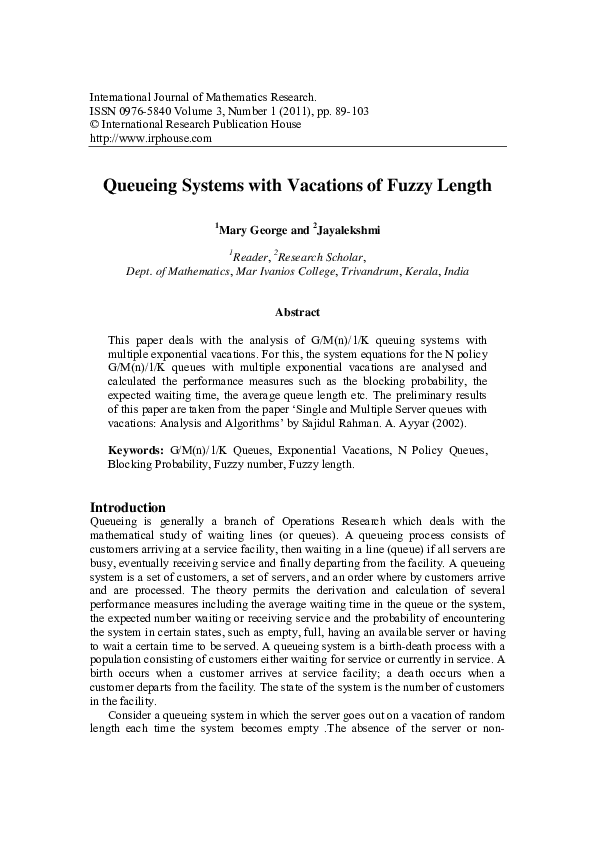Queueing Systems with Vacations of Fuzzy Length
