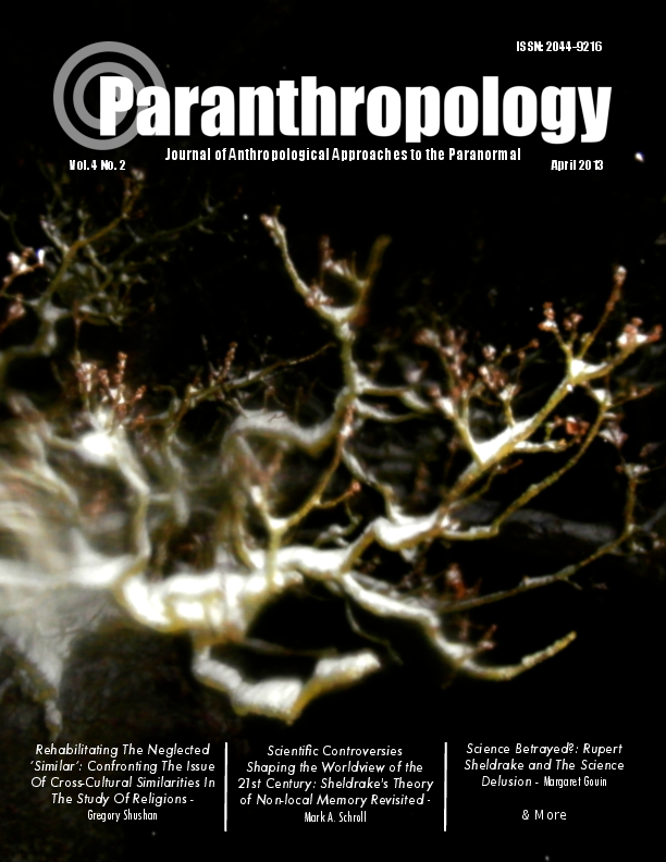 (PDF) Paranthropology: Journal of Anthropological Approaches to the ...