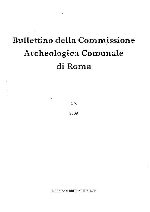 (PDF) Via D'Avack. Necropoli etrusca