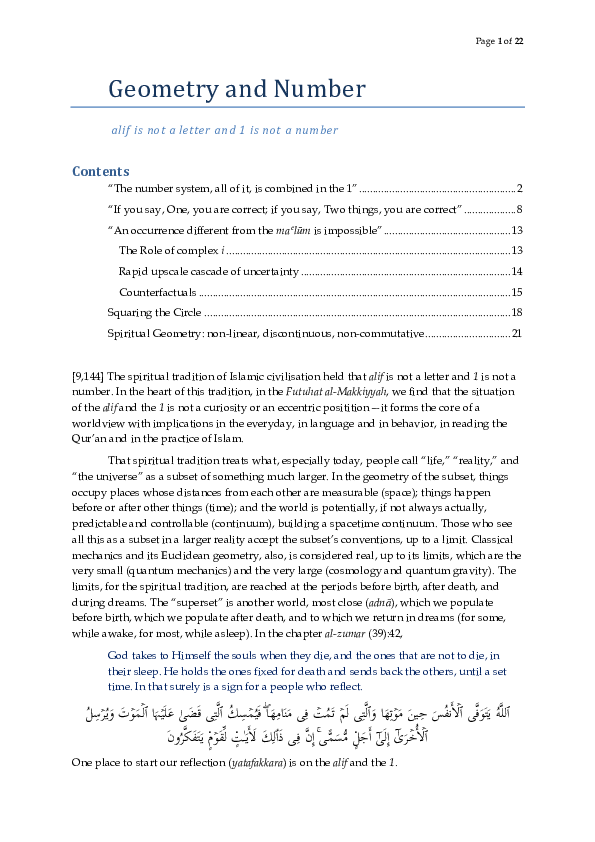 (PDF) Alif is not a letter and 1 is not a number