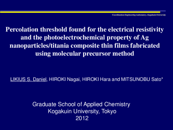 (PPT) Daniel Fuji seminar 120807