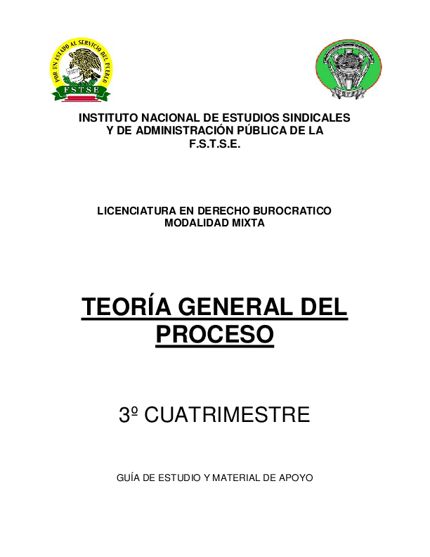 (PDF) 3 TEORIA GENERAL DEL PROCESO