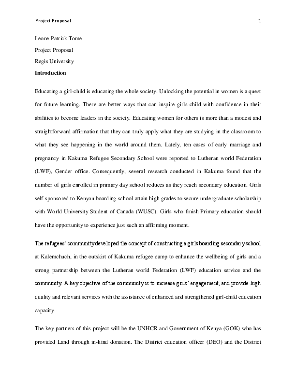 (PDF) Project Proposal 1