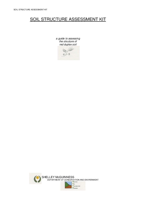 (PDF) SOIL STRUCTURE ASSESSMENT KIT