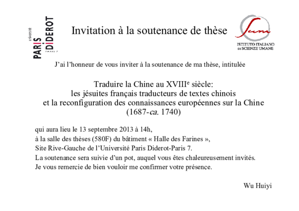 (PDF) Invitation to my dissertation defense (Sep. 13th 2013, Paris)