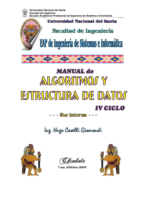 Pdf Manual Algoritmos Y Estructura De Datos