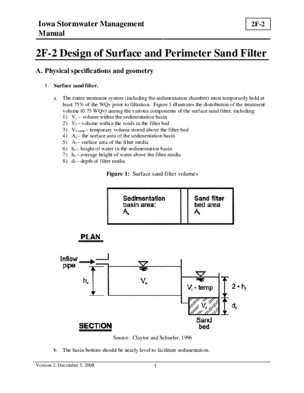 (PDF) 2F-2 Design of Surface and Perimeter Sand Filter