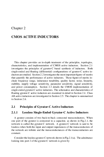(PDF) gyrator based inductor