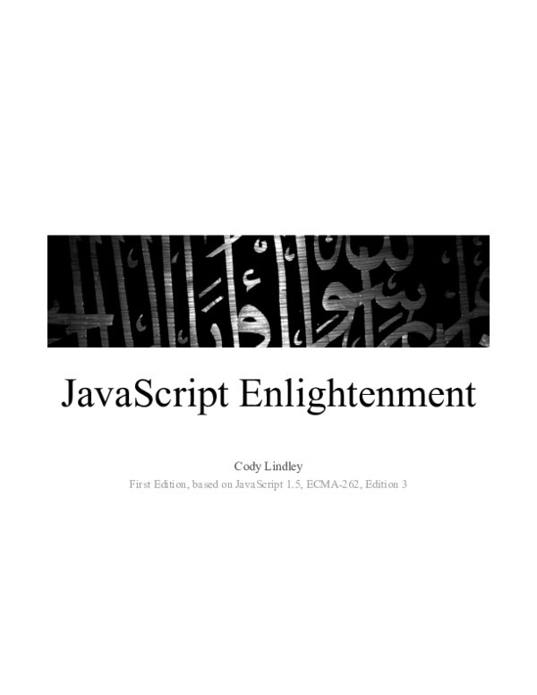 (PDF) Java Script Enlightenment (PDF) Java Script Enlightenment