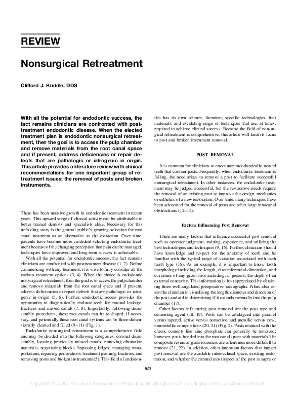 (PDF) 2004 Ruddle - Nonsurgical Retreatment - Review