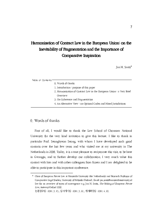 (PDF) Harmonisation of Contract Law in the European Union on the ...