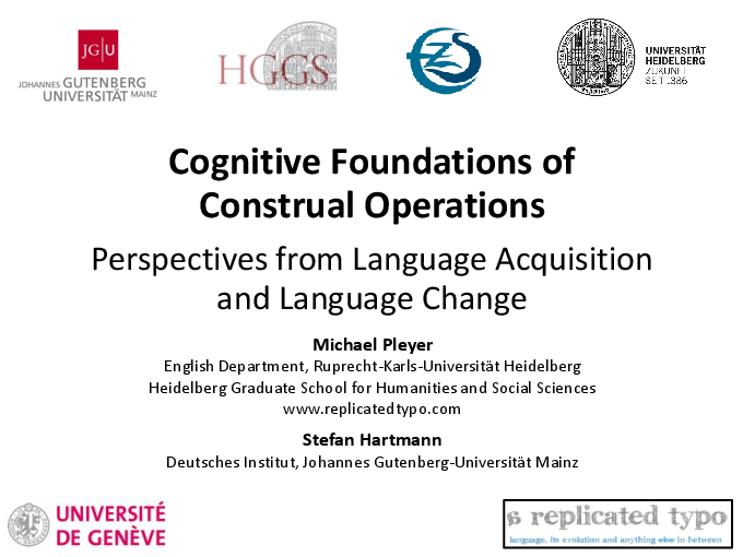 (PDF) Cognitive Foundations of Construal Operations: Perspectives from ...
