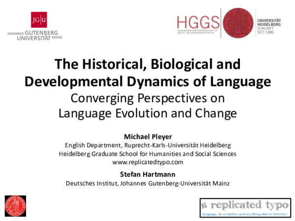 (PDF) The Historical, Biological, and Developmental Dynamics of ...