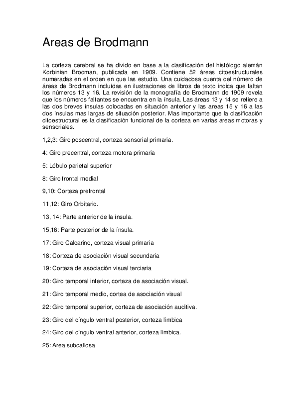 (DOC) Areas de Brodmann