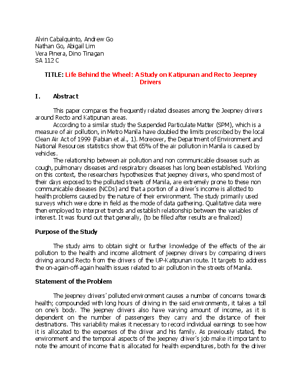 (DOC) SA 112 RESEARCH PAPER DRAFT