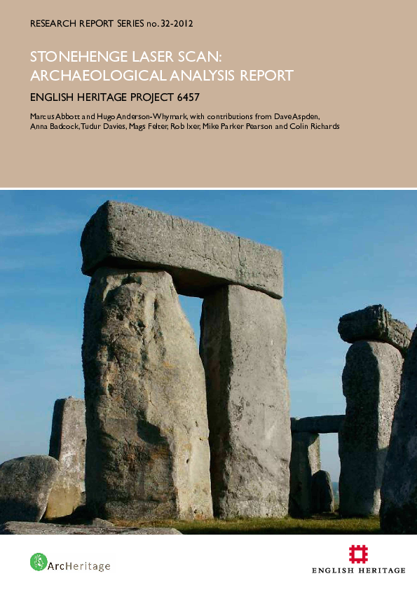 (PDF) Stonehenge Laser Scan Archaeological Analysis Report