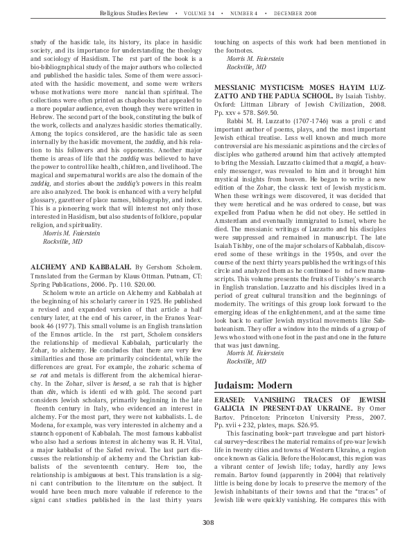 (PDF) Scott Ury, Review of Mellah of Marrakesh