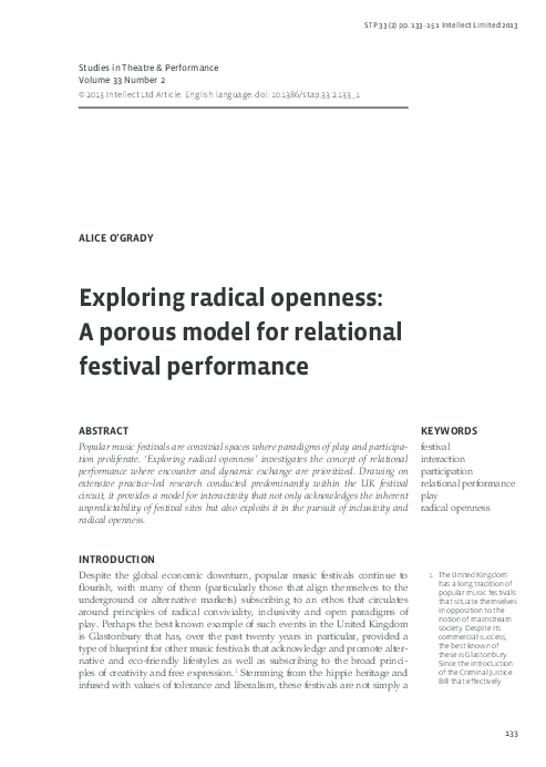 (PDF) Exploring Radical Openness: a porous model for relational ...