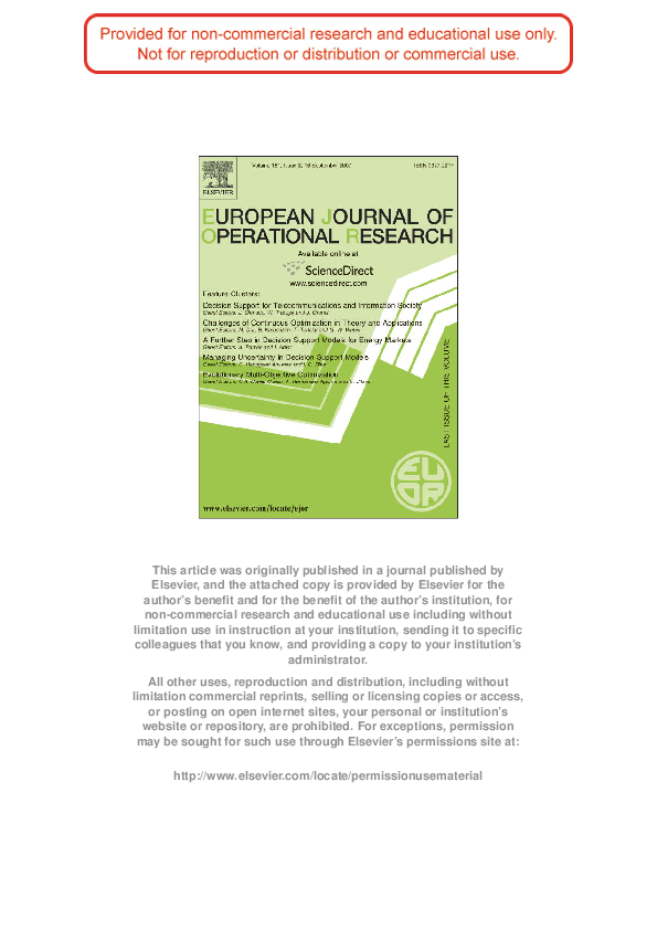 (PDF) Multi-objective optimization of water-using systems