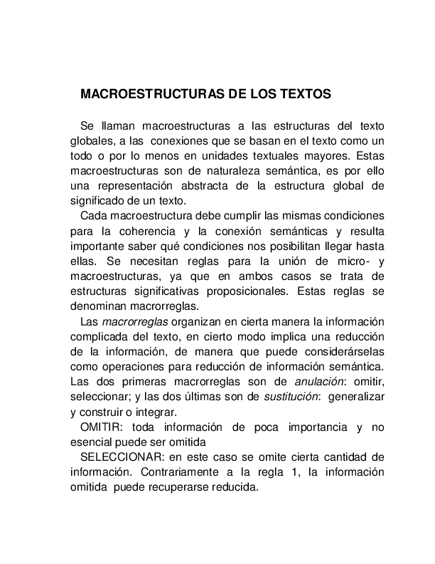 (DOC) MACROESTRUCTURAS DE LOS TEXTOS