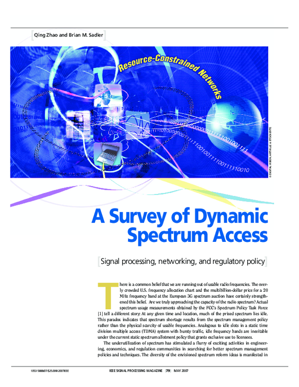 (PDF) A Survey of Dynamic Spectrum Access