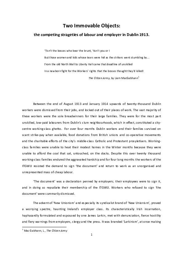 (PDF) Two Immovable Objects