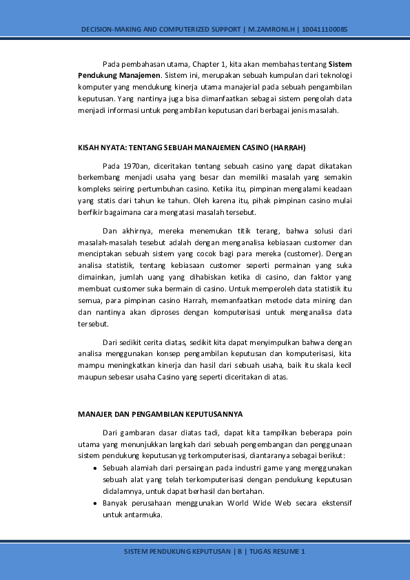 (PDF) Resume Decision Making And Computerized Support