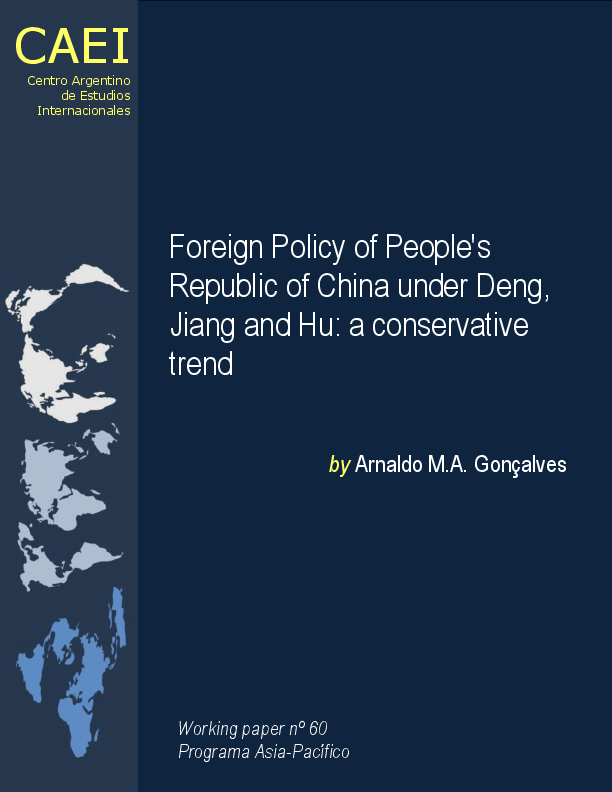 (PDF) Foreign Policy of People's Republic of China under Deng, Jiang ...