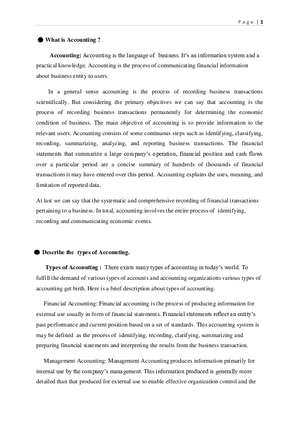 (PDF) answer of some basic question of accounting