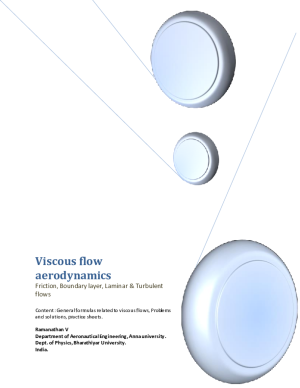 (PDF) Viscous flow aerodynamics