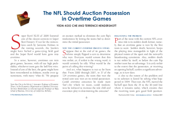 (PDF) Football auction idea