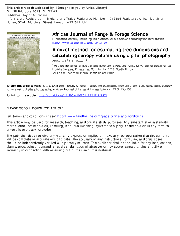 PDF Télécharger tree volume calculator Gratuit PDF | PDFprof.com