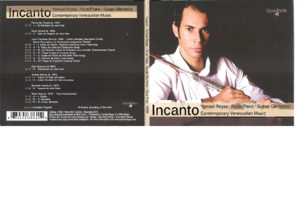 (PDF) Incanto. Contemporary Venezuelan Music. Ysmael Reyes flute, Susan ...