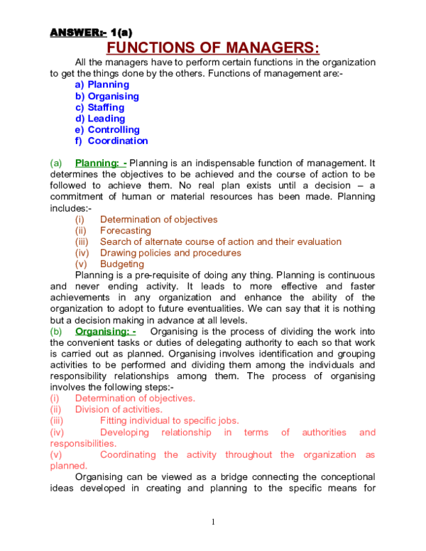 (DOC) Principles of Management