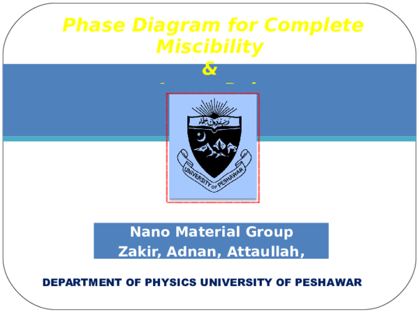 (PPT) Phase Diagram for Complete Miscibility & Lever Rule