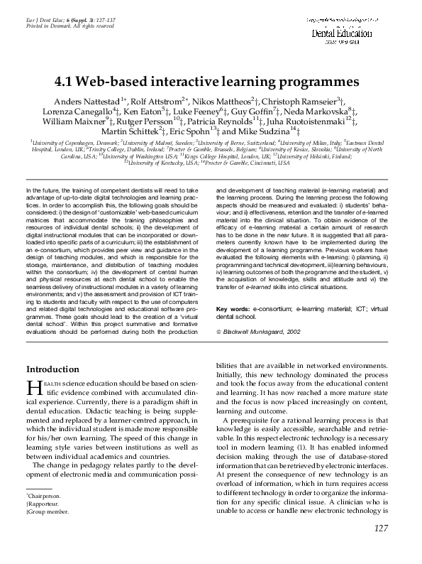 (PDF) 4 1 Web-based interactive learning programmes