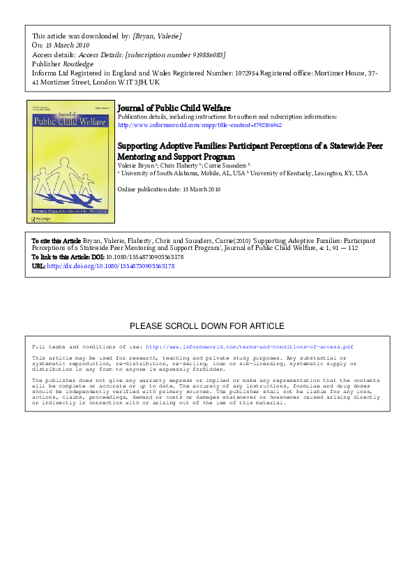 (PDF) Bryan Flaherty and Saunders 2010