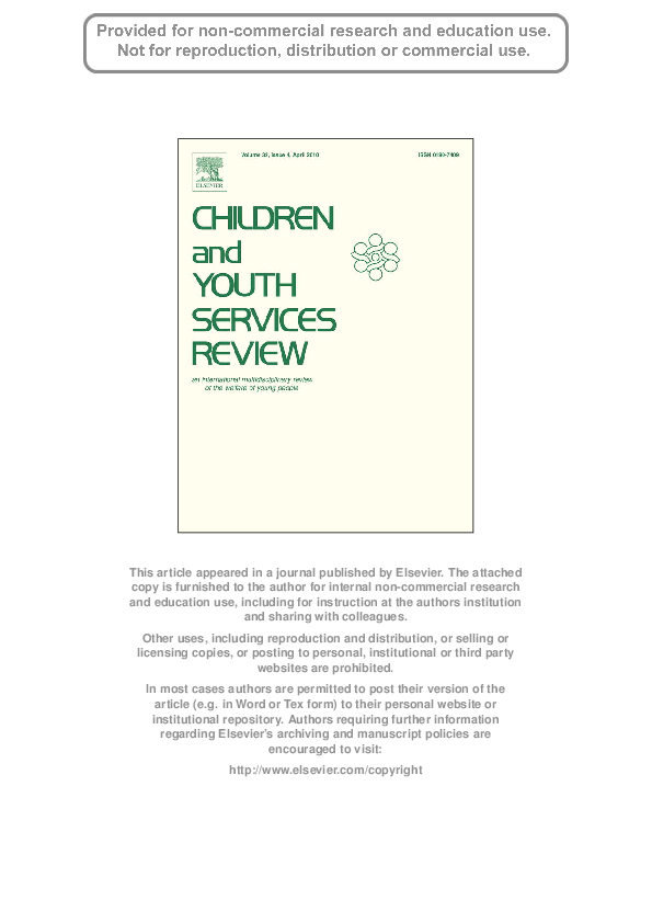 (PDF) Keywords: Citizen review panels Child welfare systems Evaluation ...