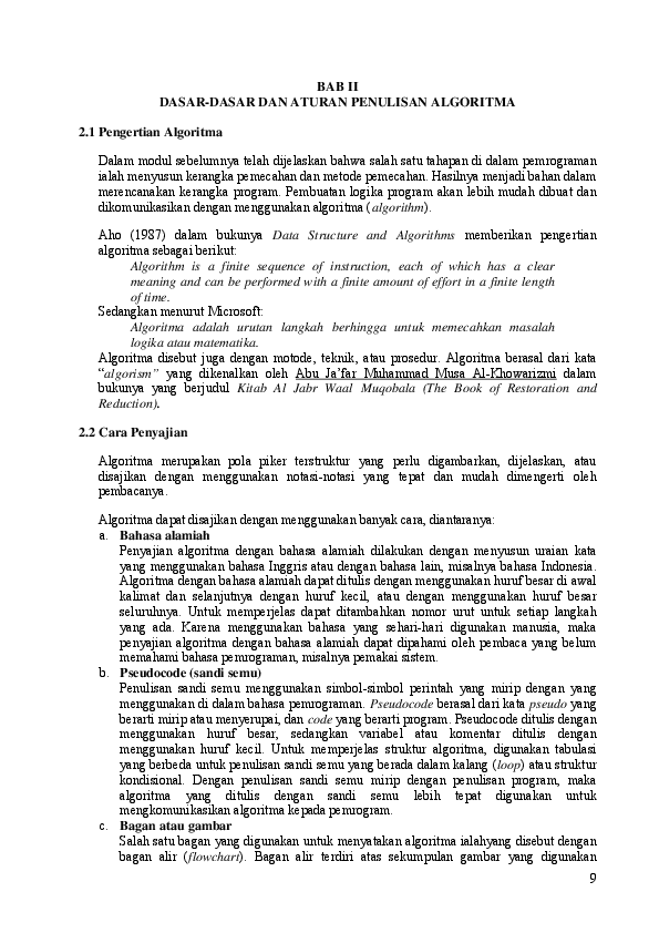 (PDF) 03 Dasar dasar Algoritma